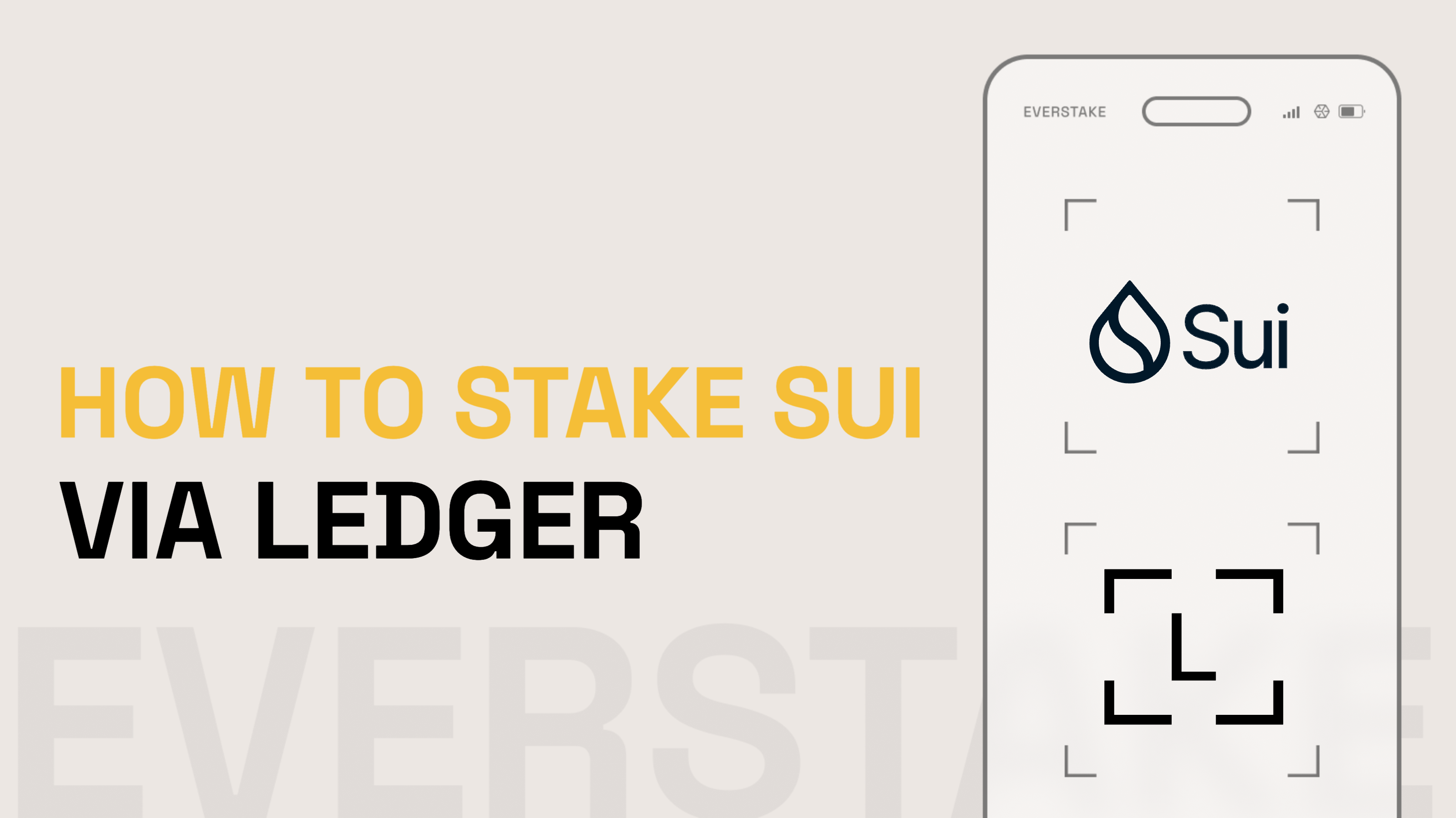 How to stake SUI via Ledger | Everstake Blog