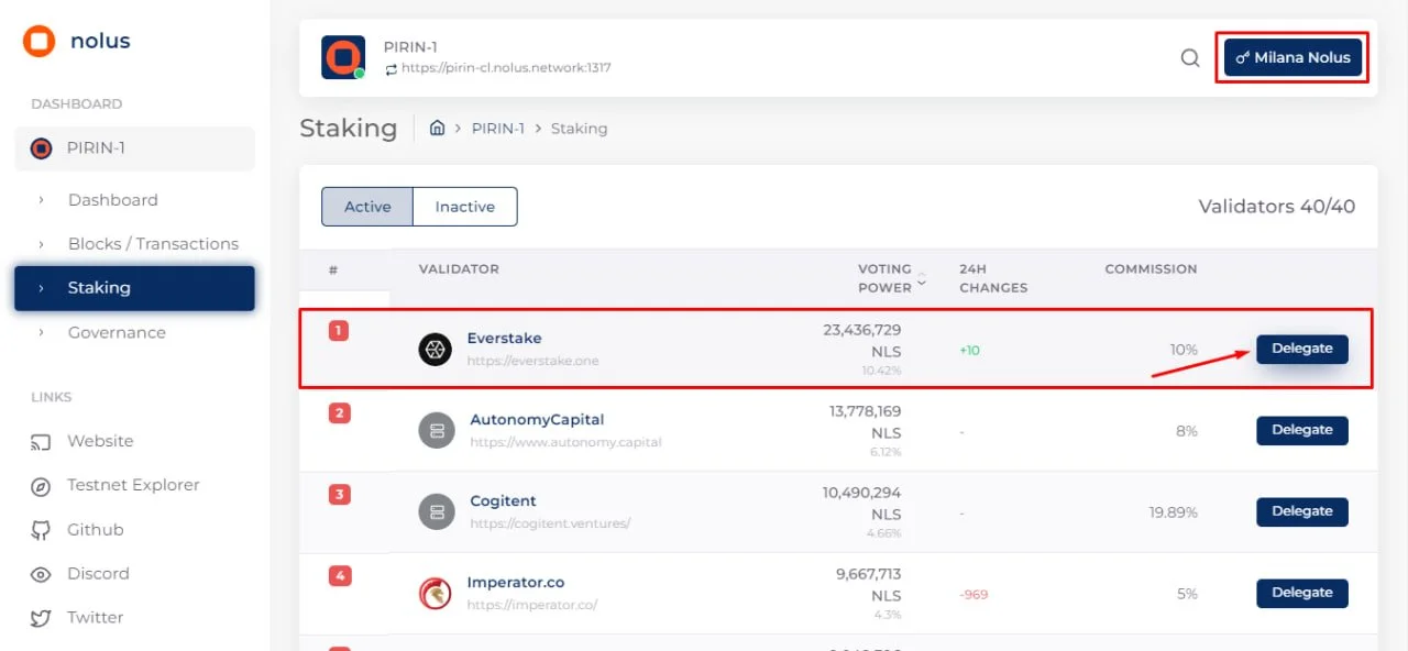 HOW TO STAKE NOLUS (NLS) VIA NOLUS APP & EXPLORER: A STEP-BY-STEP GUIDE | Everstake Blog