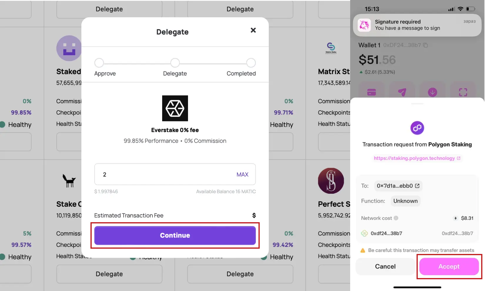 How to Stake MATIC Using Uniswap Wallet | Everstake Blog