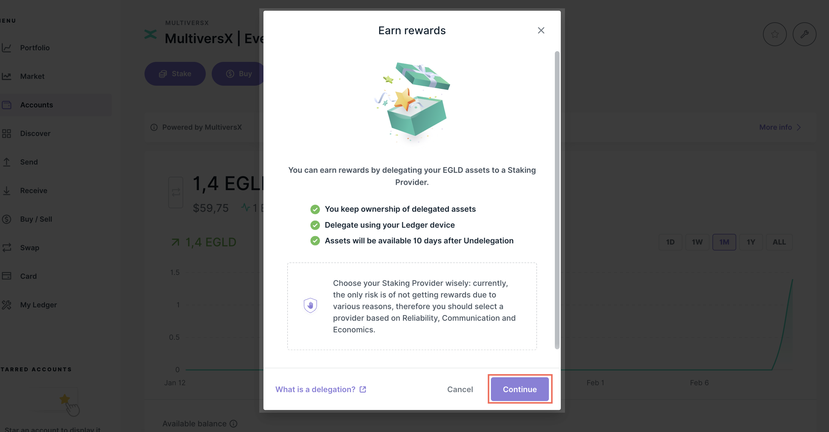How to stake MultiversX EGLD Using Ledger Live | Everstake blog | Everstake Blog