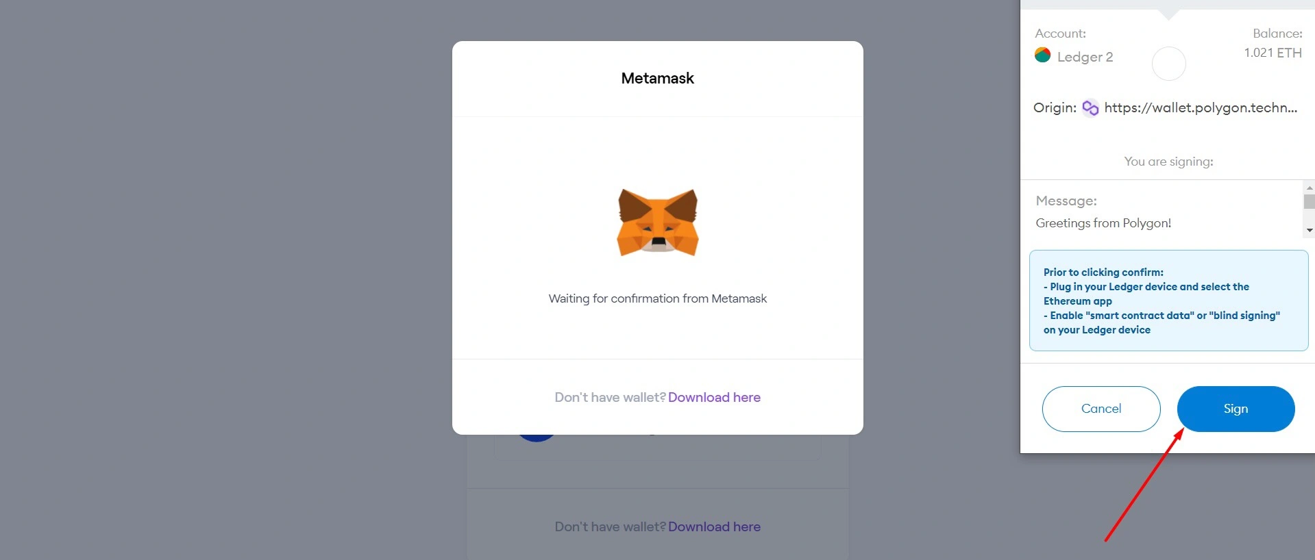 How to Stake MATIC in Polygon Wallet via Metamask and Ledger ...