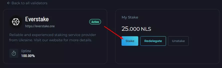 How to Stake NLS via Kujira | Everstake Blog