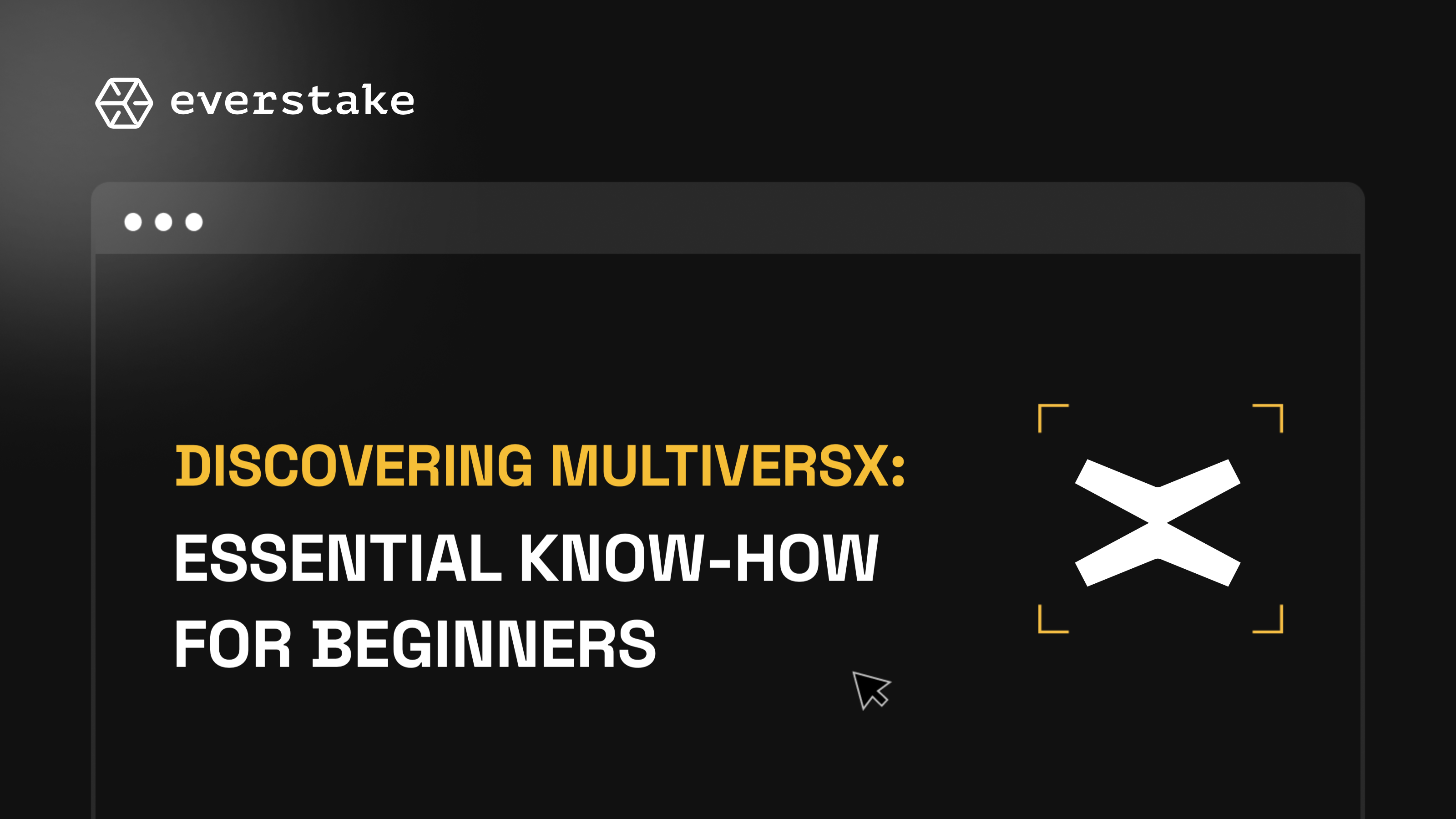 INTRODUCTION TO MULTIVERSX: HOW IT WORKS AND WHAT BEGINNERS NEED TO KNOW | Everstake Blog