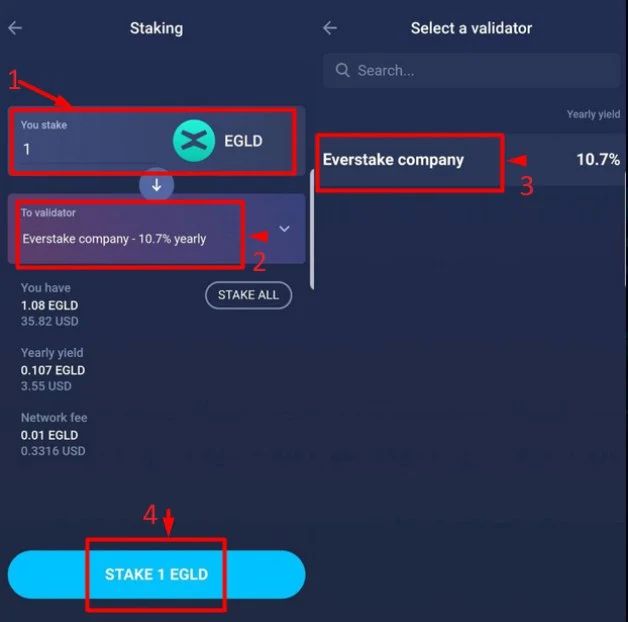 How to Stake EGLD Using Atomic Mobile Wallet | Everstake Blog