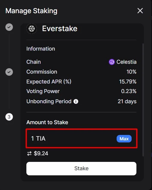 How to Stake Celestia TIA via Keplr | Everstake Blog