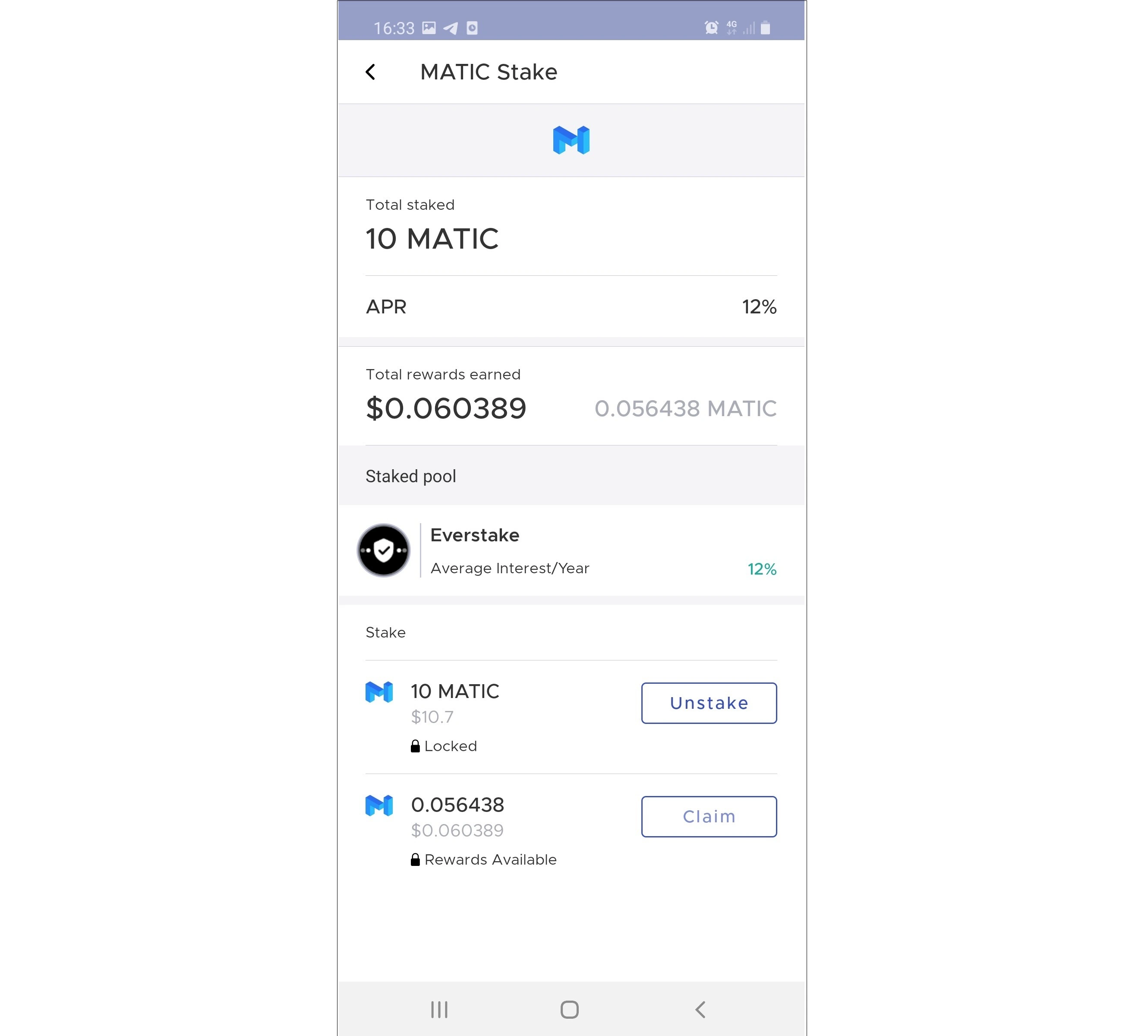 How to stake MATIC (Polygon) using Frontier mobile wallet via MetaMask ...