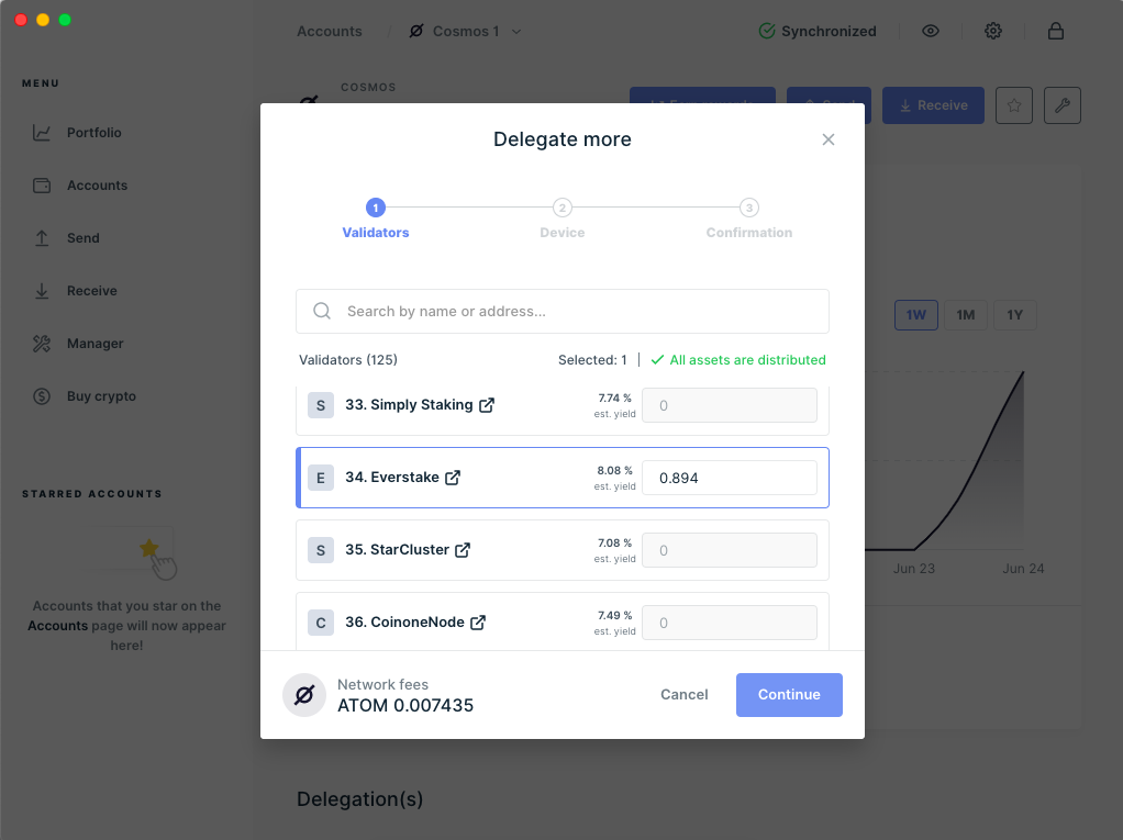 How to stake Cosmos (ATOM) using Ledger Live: a step-by-step guide ...