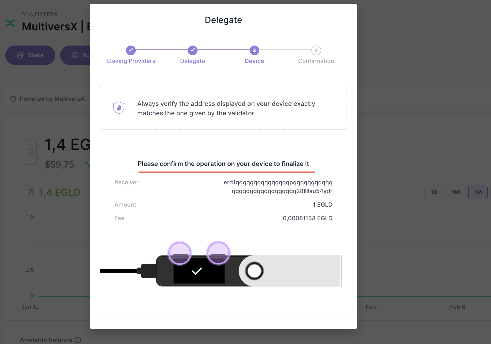 How to stake MultiversX EGLD Using Ledger Live | Everstake blog | Everstake Blog
