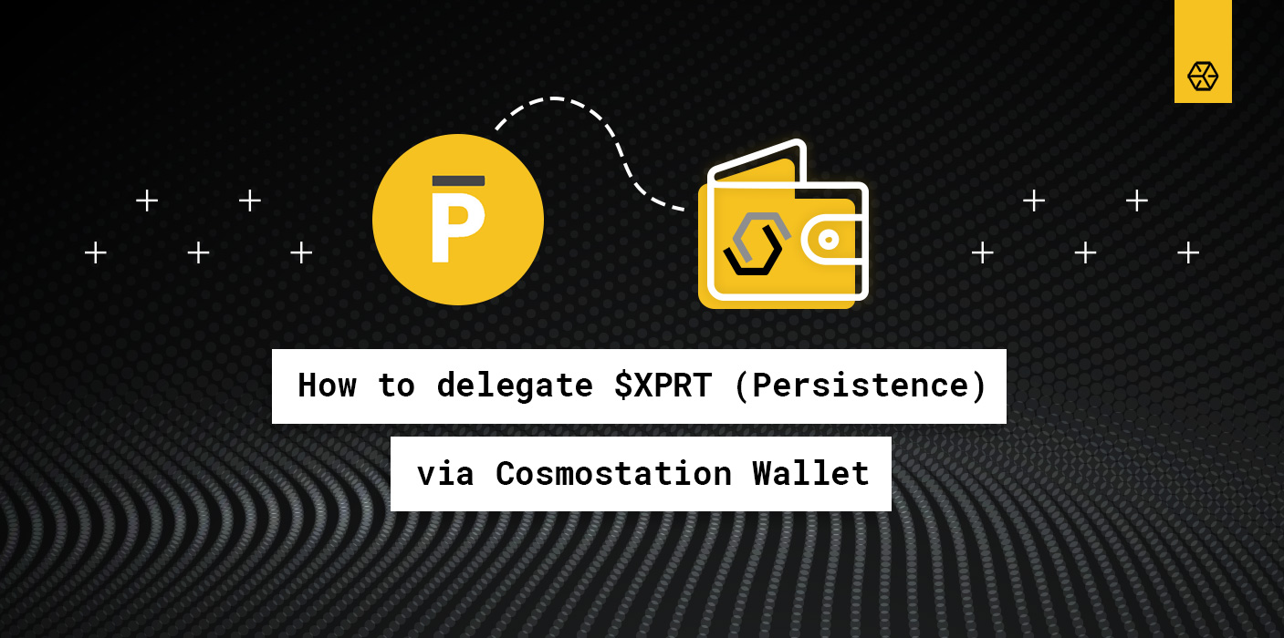 How to Delegate Persistence (XPRT) in Cosmostation Crypto Wallet | Everstake Blog